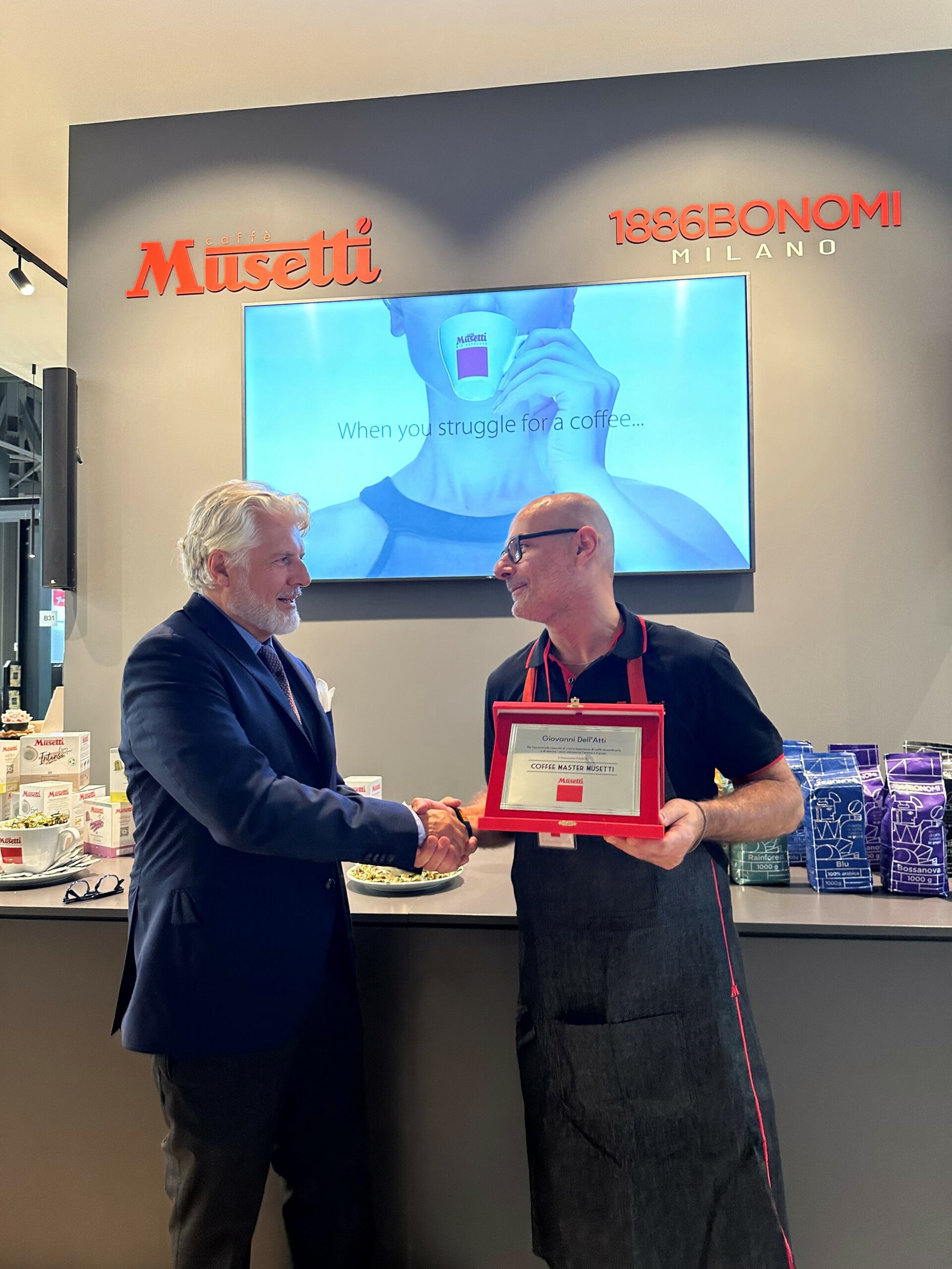 Musetti Coffee Master at HOST 2023 - Caffè Musetti